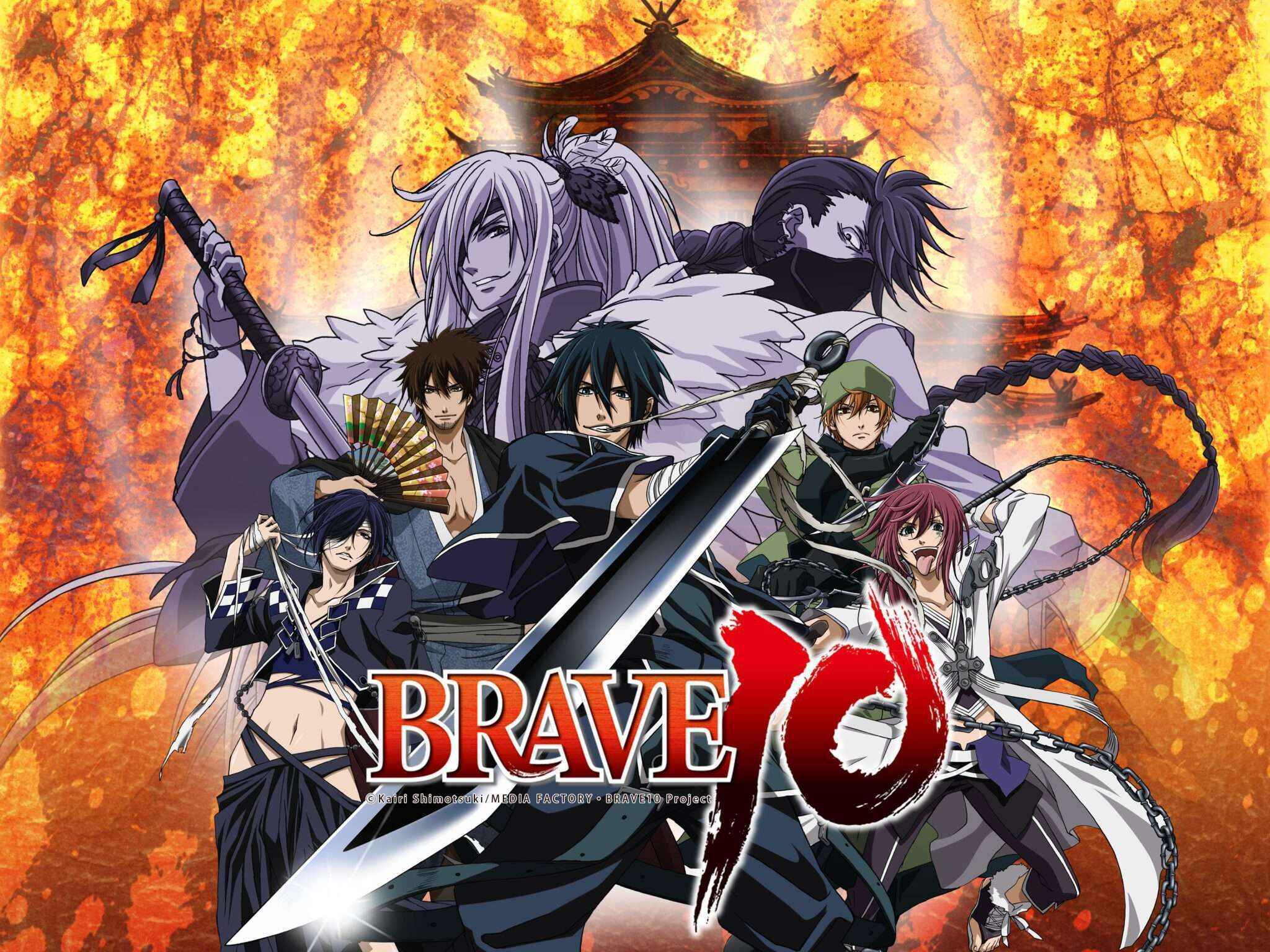 Brave 10 faz sua estreia dublado na Anime Onegai, com elenco de peso ...